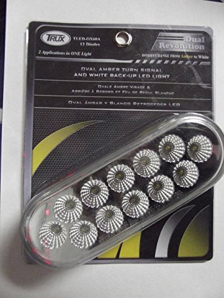 Trux TLED-OX60A Turn Signal & Marker Light, Oval, Dual Revolution ...