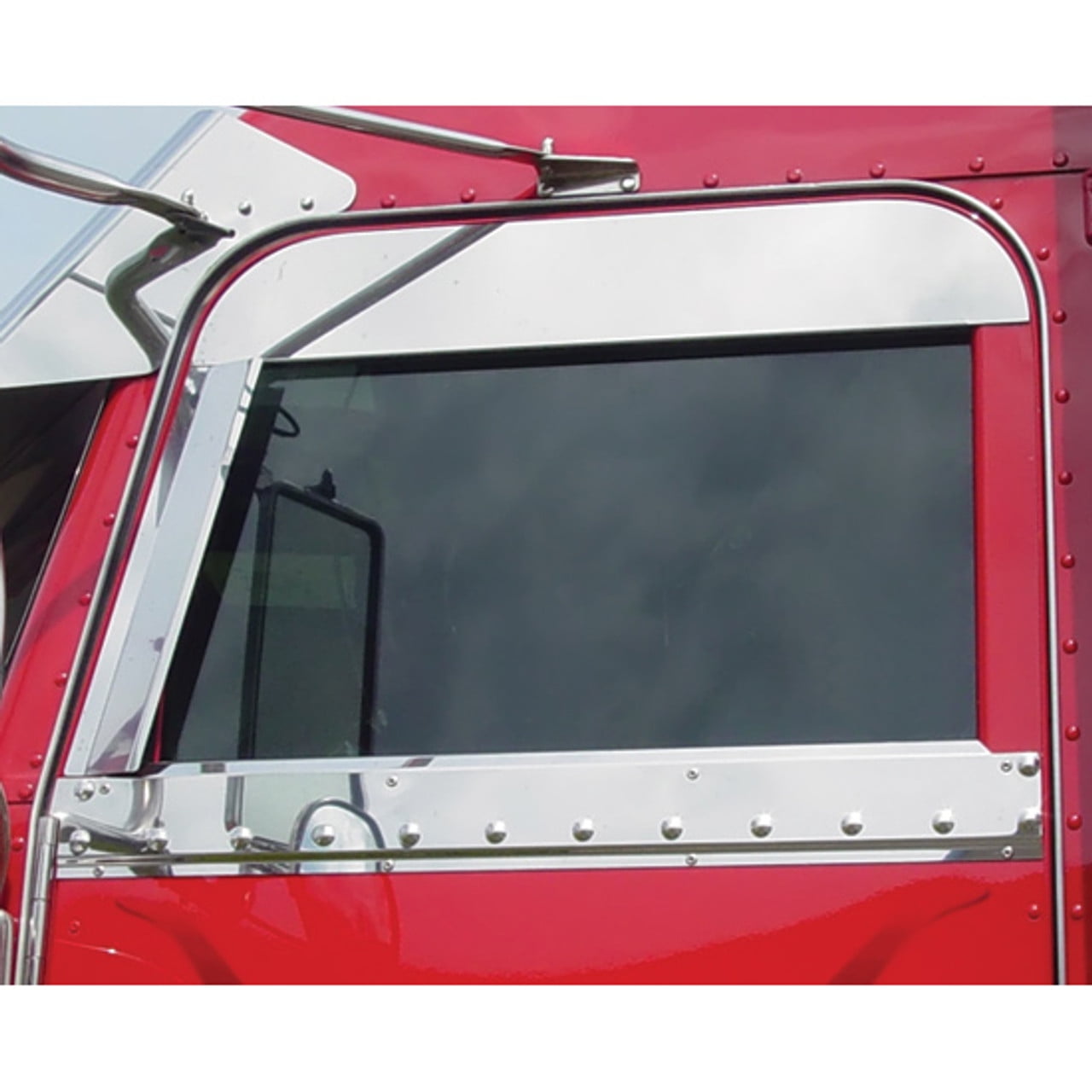 Trux TP-1437 - 5 Inch Stainless Steel Chop Top Door Window Panels For ...