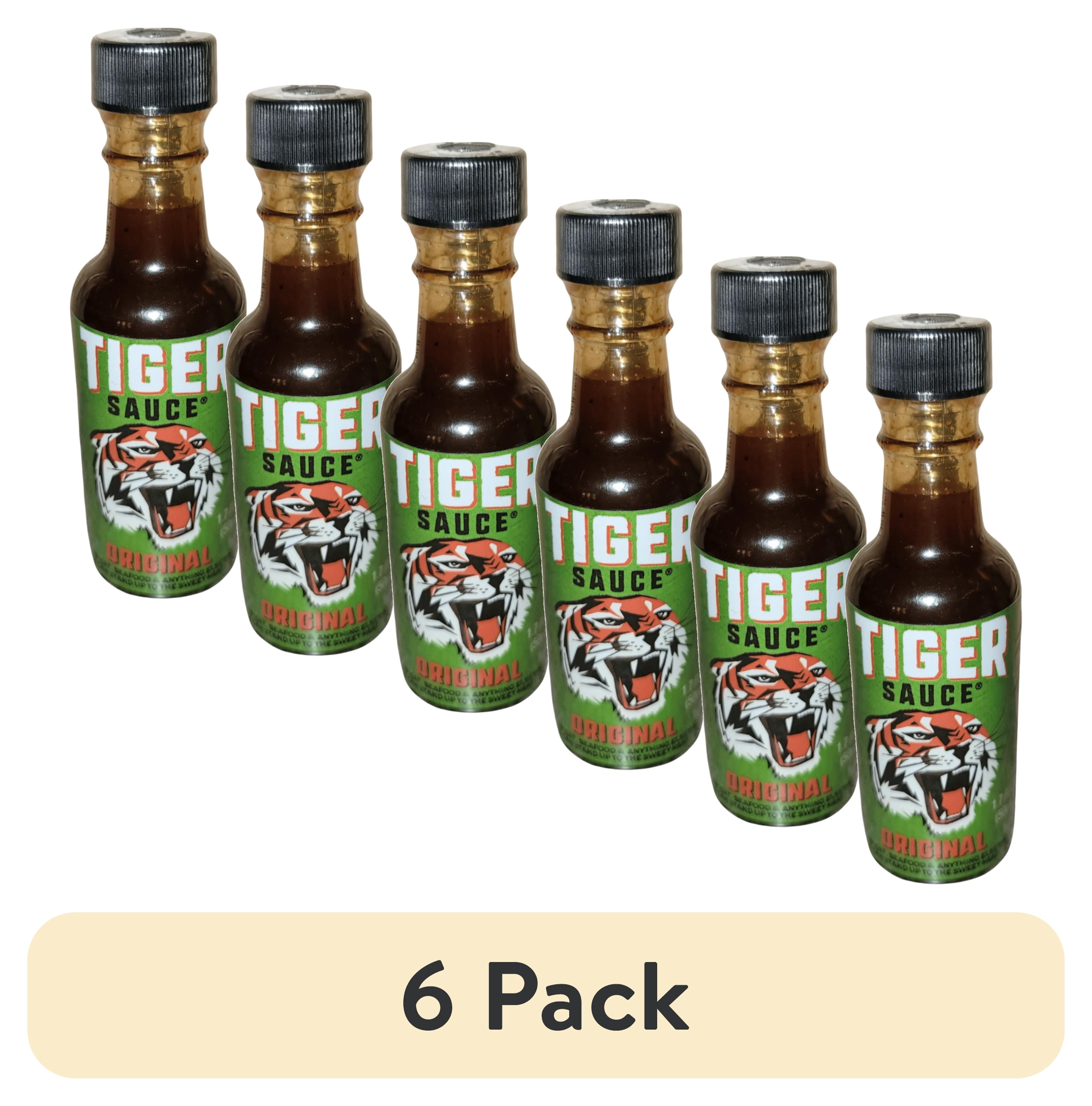 (6 pack) Try Me Tiger Sauce The Original, 1.75 oz Glass Bottle ...