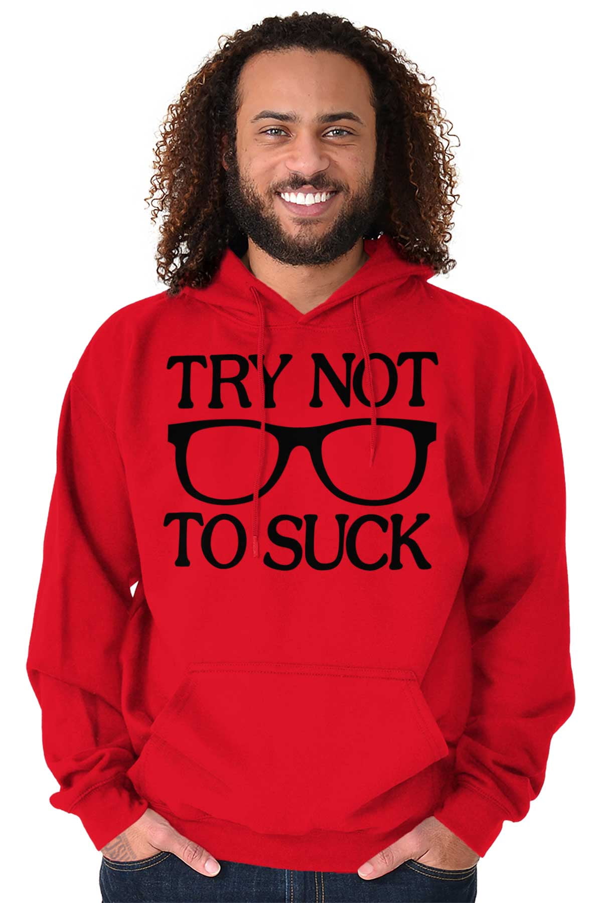 Try Not to Suck Sports Dork Hoodie Sweatshirt Women Men Brisco Brands M ...