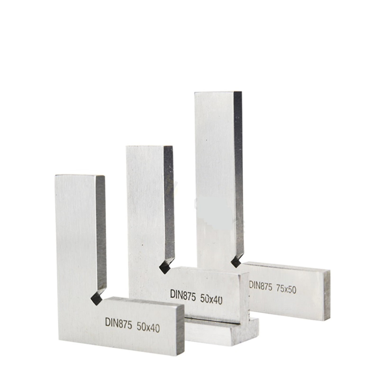 Try Square Flat Edge Square Ruler 90 Degree Woodworking Tools Metal ...