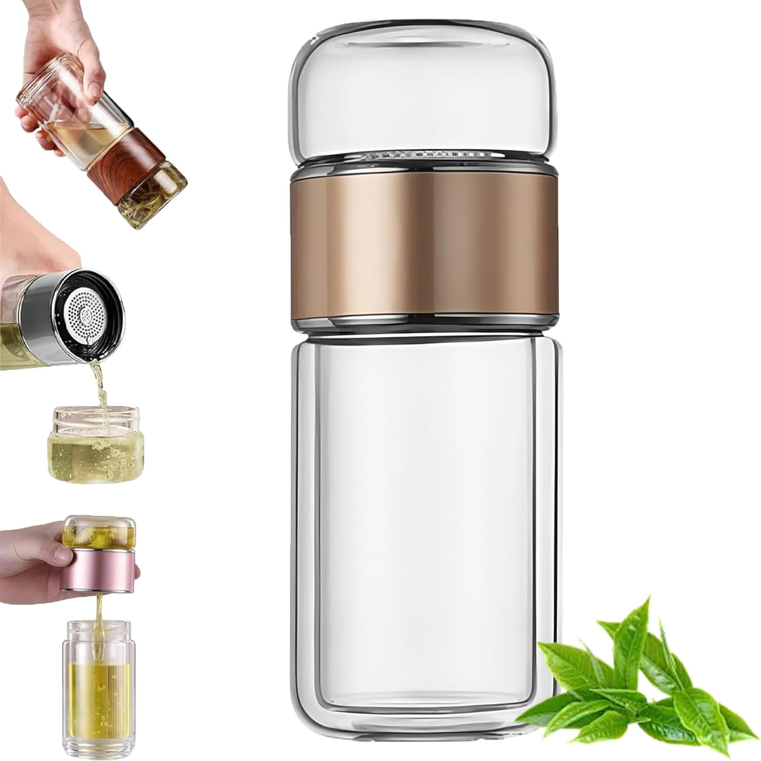 Try Teava Glass Infuser, Try Teava 3-in-1 Smart Tea Infuser, Hot or ...
