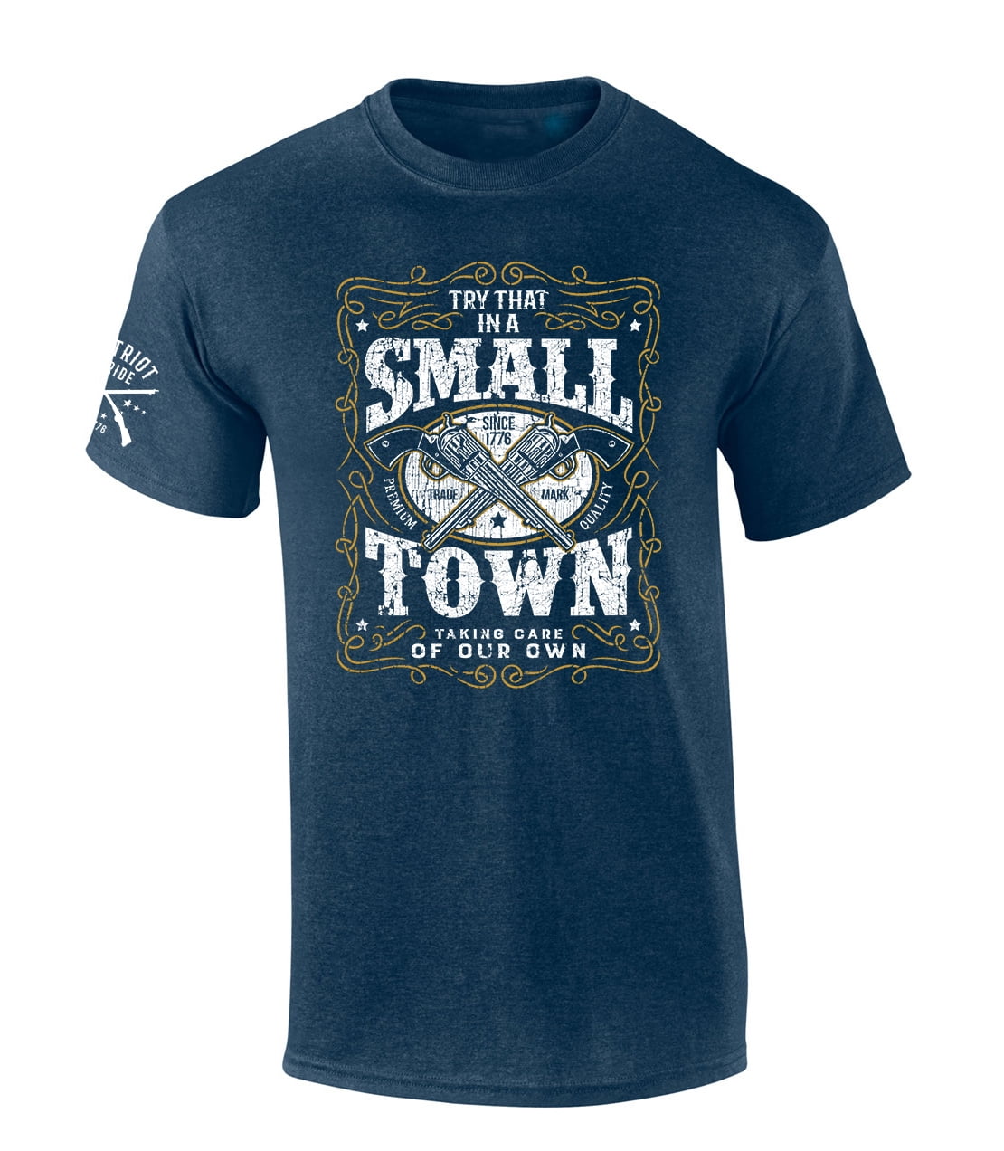 Try That In A Small Town Country Music Whiskey Label Back Print Flag ...
