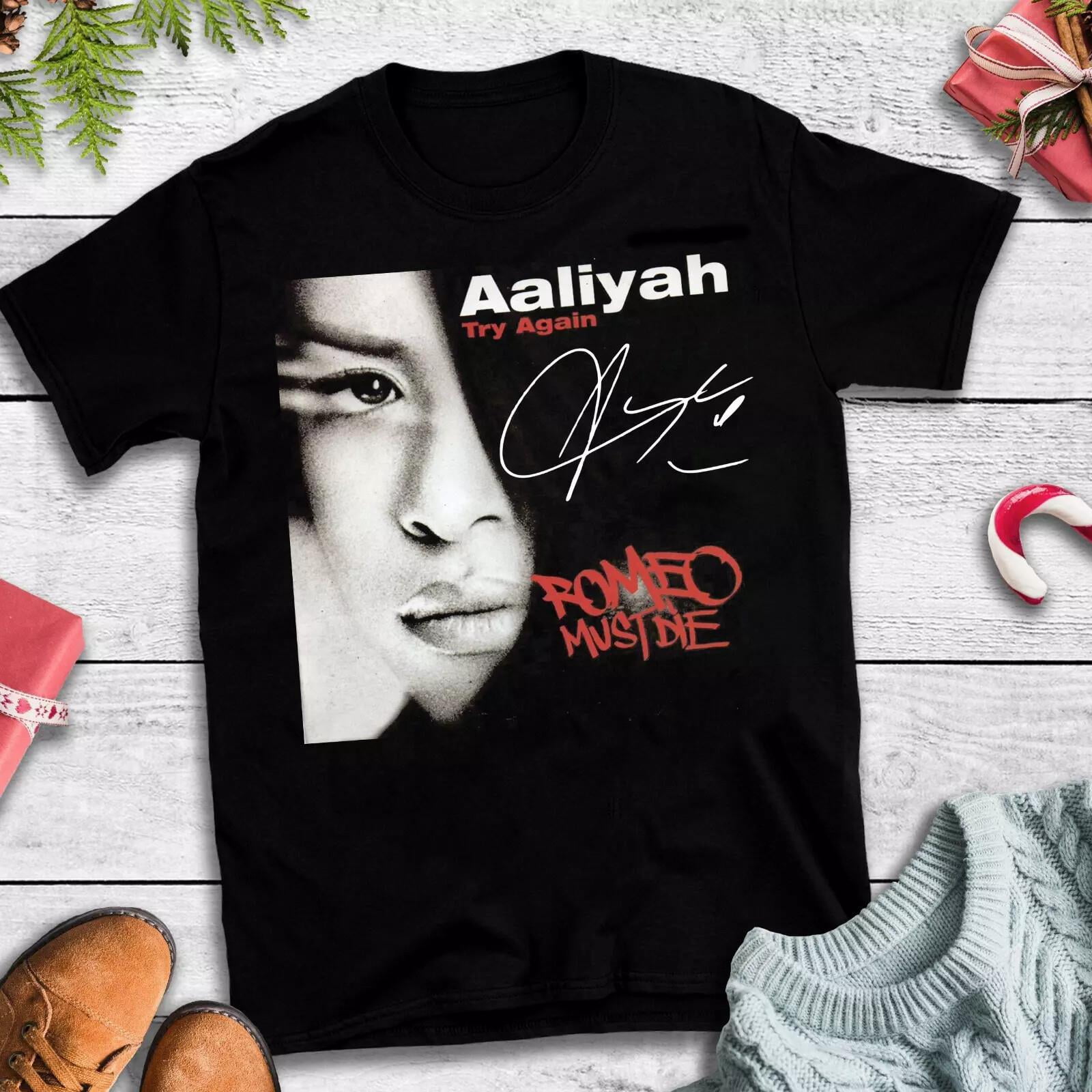 Try again Aaliyah Tee Shirt Gift For Fan - Walmart.com