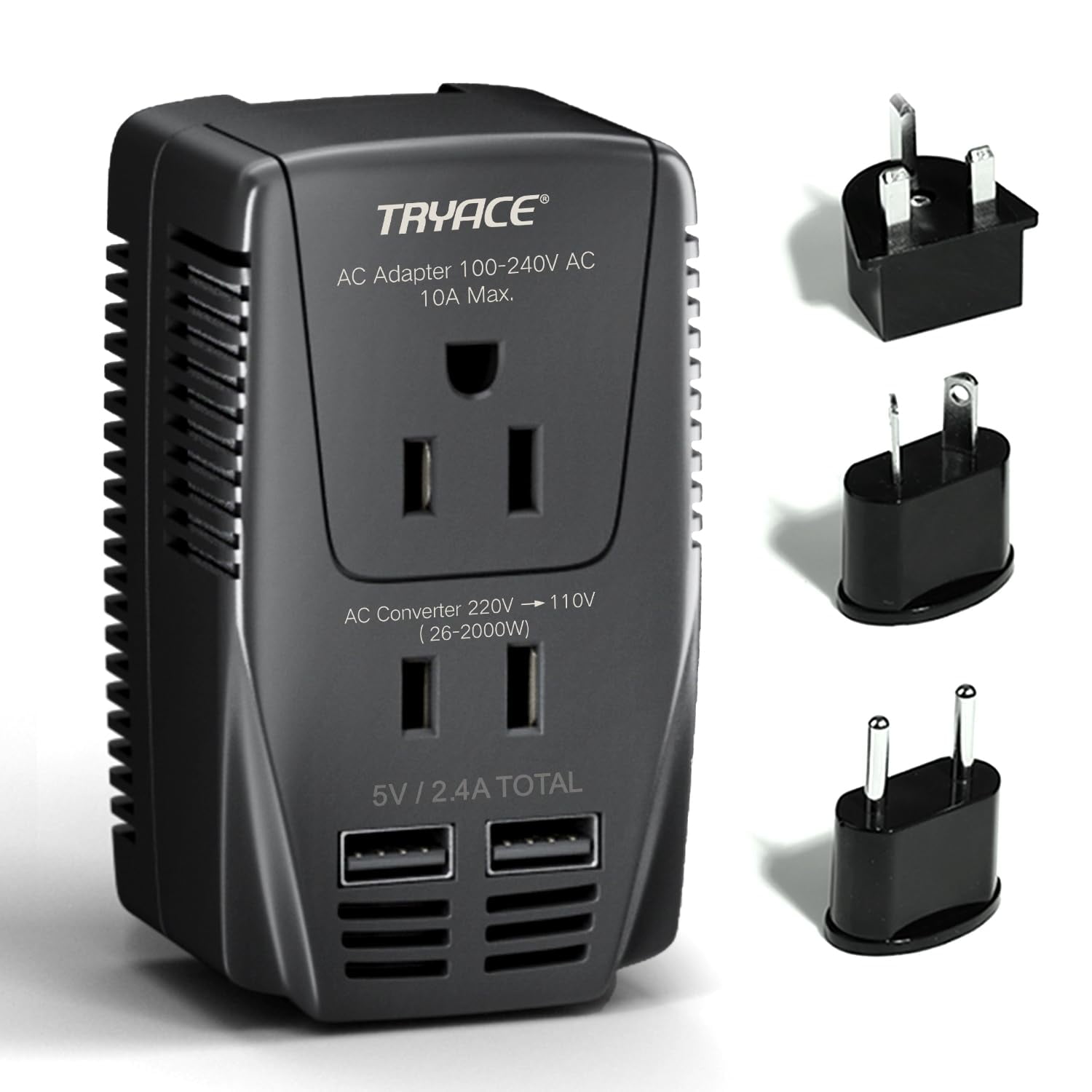 TryAce 2000W Converter for European Travel, 220V to Voltage Converter ...