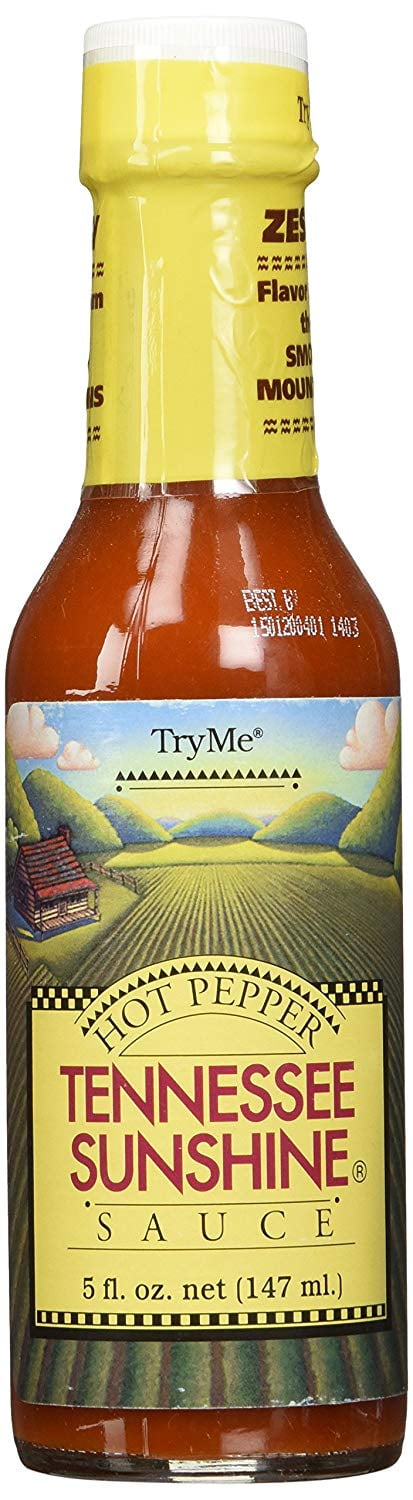 TryMe Hot Tennessee Sunshine Sauce, 5 oz - Zesty Flavor, Low Sodium ...