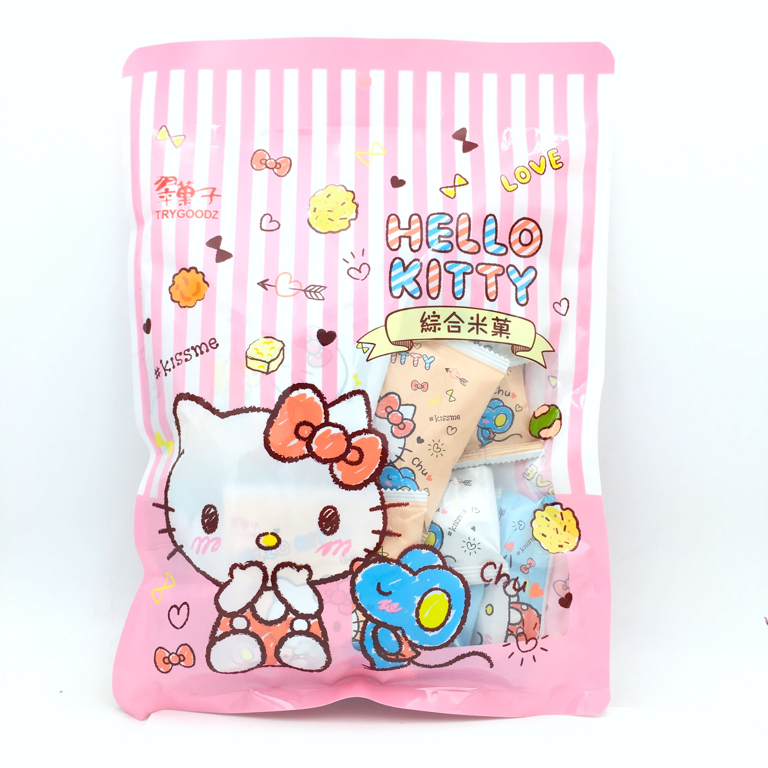 Trygoodz HelloKitty Mixed Rice Crackers 196g 翠菓子-HelloKitty 綜合米果 ...