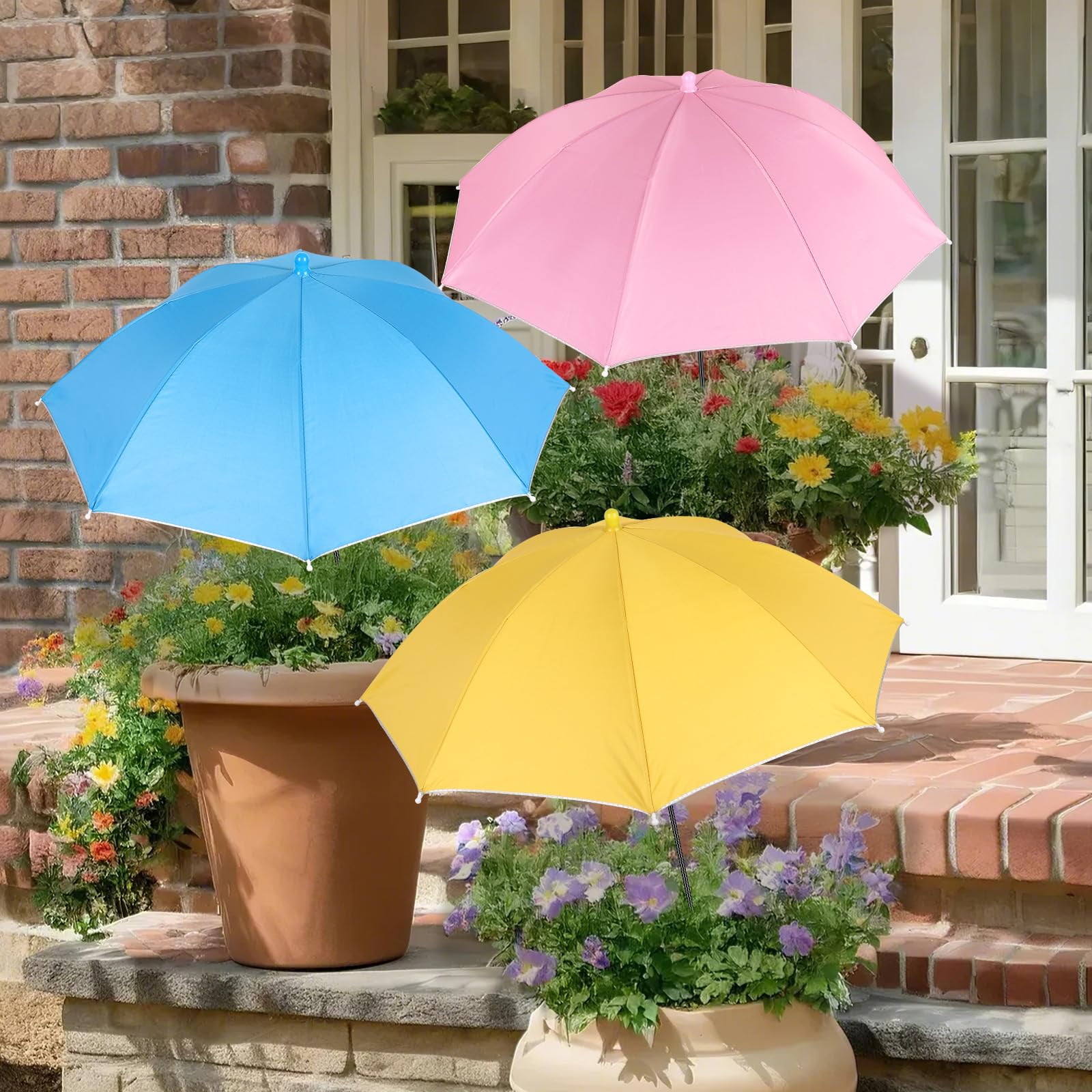 Tryly 6Pcs Plant Umbrellas for Outdoor Plants,Garden Umbrella Shade for ...