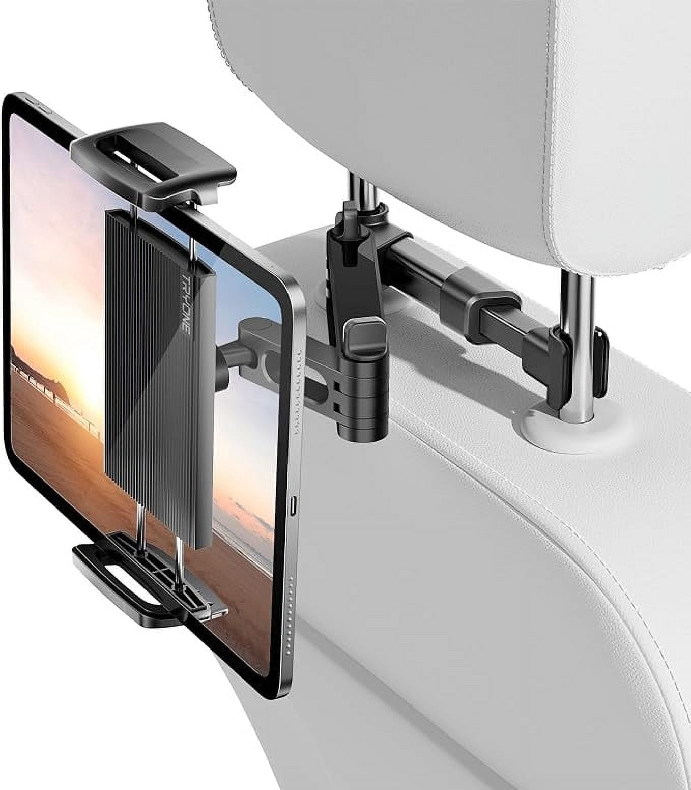 Tryone Car Headrest Tablet Holder Mount Stretchable Backseat Tablets ...