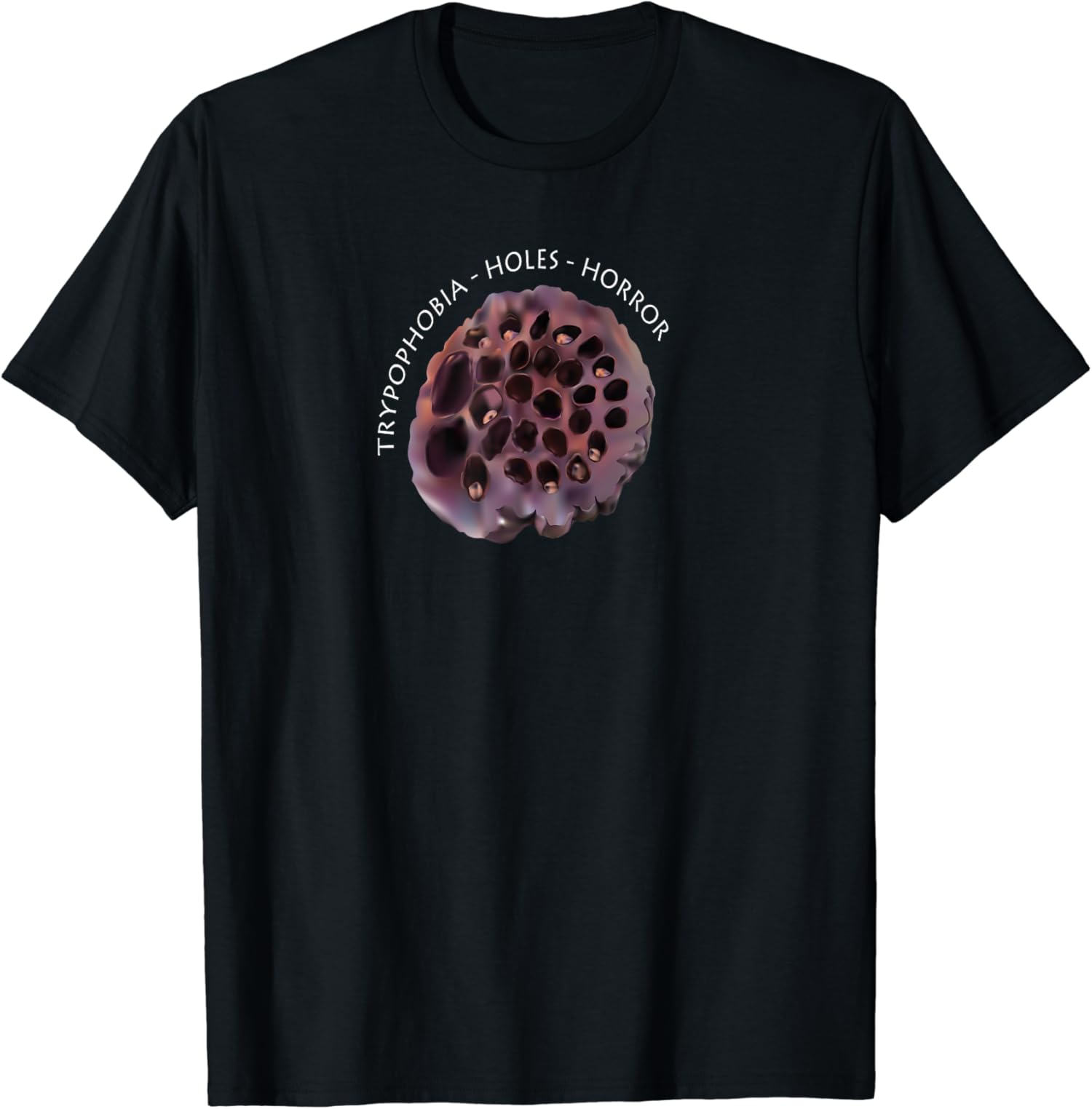 Trypophobia Fear of Holes Scary Creepy Horror T-Shirt - Walmart.com