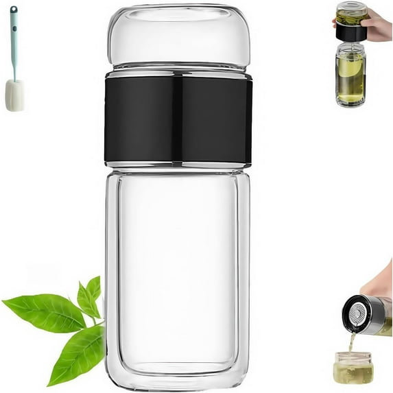 Tryteava glass Infuser,2025 New 3-in-1 Design Glass Infuser Built-in ...