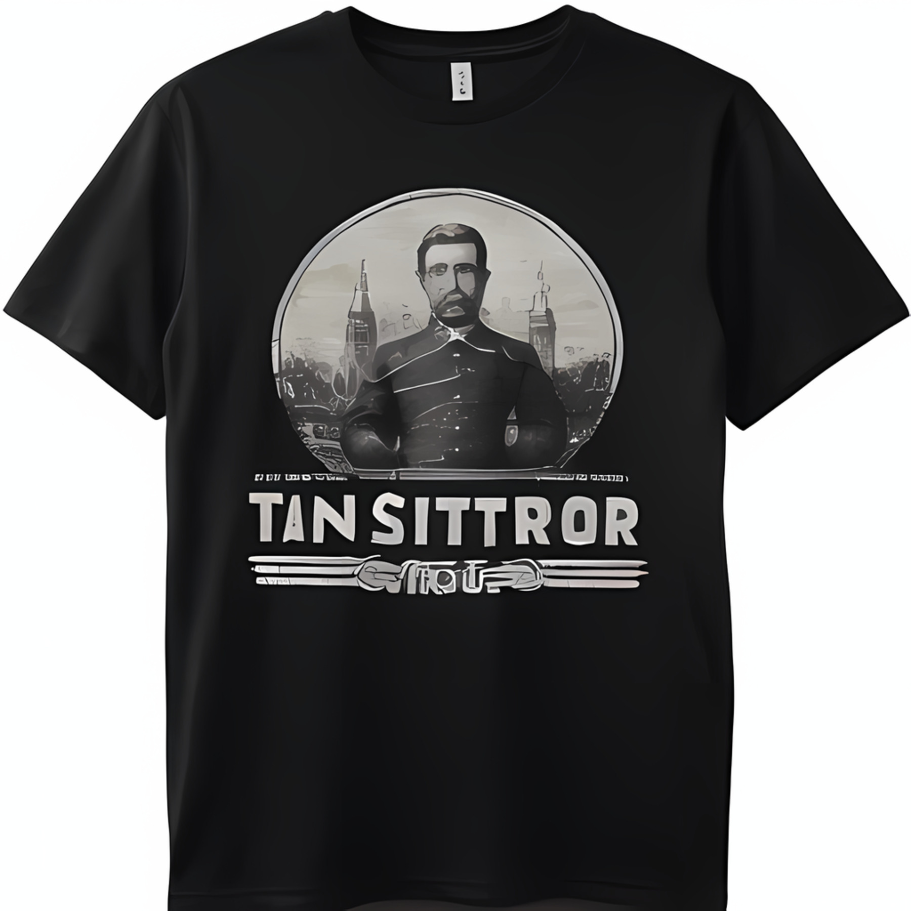 Tsar I Historical Portrait Vector Graphic Black T-Shirt - Walmart.com