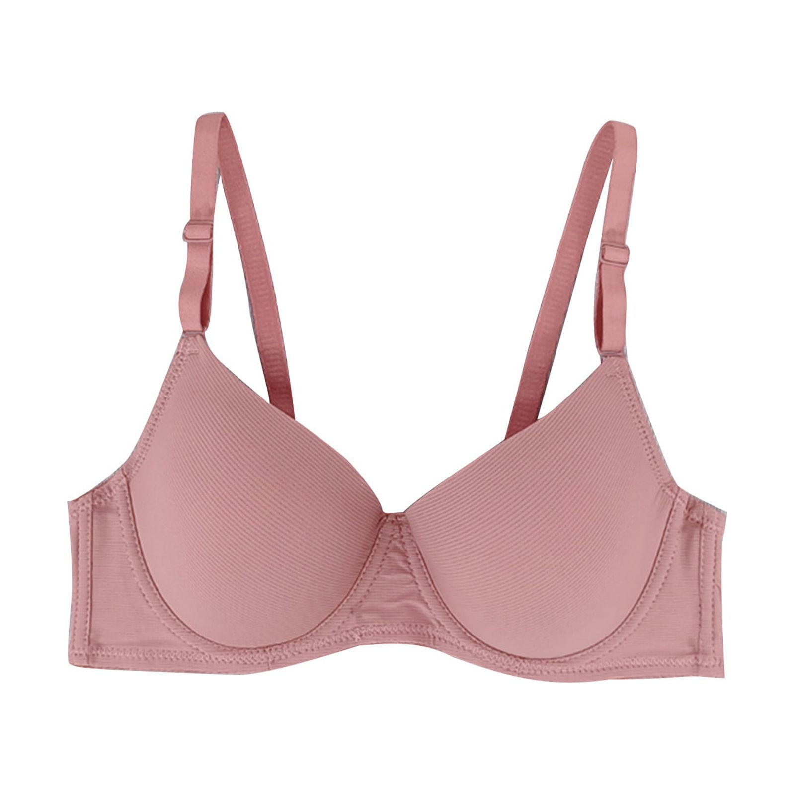 Tshirt Bra Women Solid Underwear Small Breasts Push Up Detachable ...