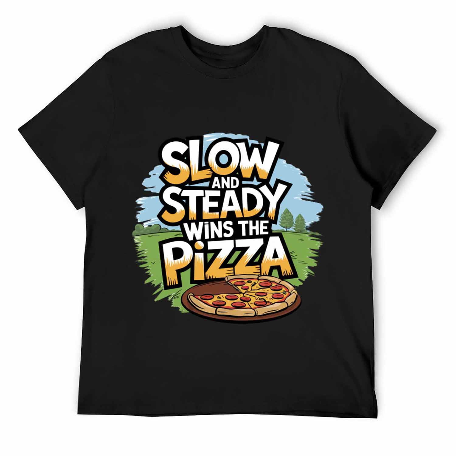 Tshirt Fo Women Slow And Steady Wins The Pizzat shirt design chicken T ...