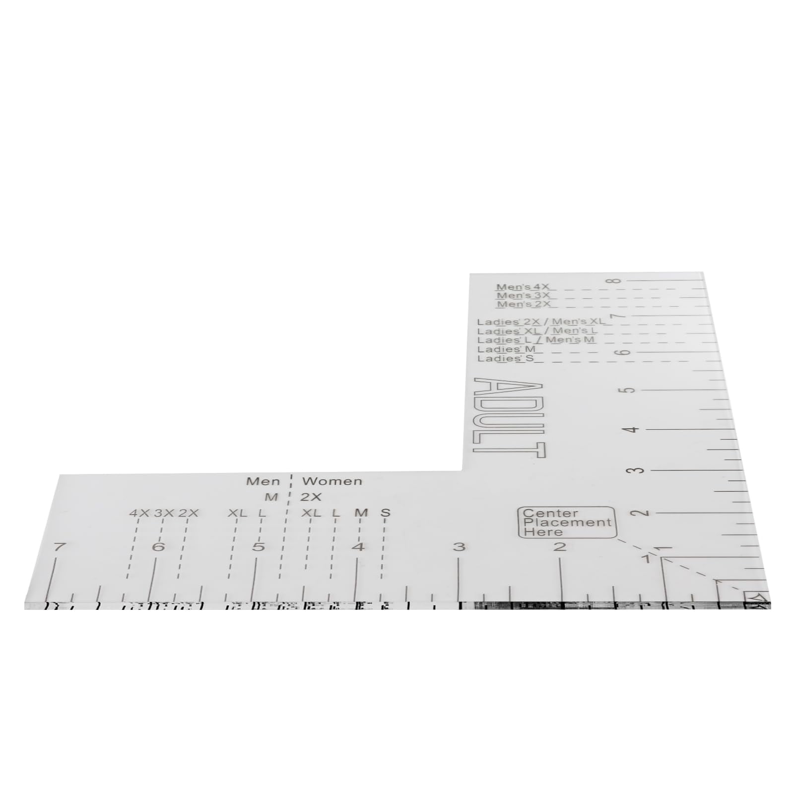 Tshirt Ruler Guide for Vinyl Alignment, Clear T Shirt Rulers to Center ...