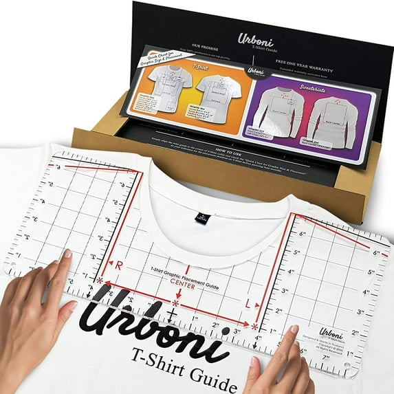 Tshirt Ruler Guide for Vinyl Alignment, Shirt Measurement Tool ...