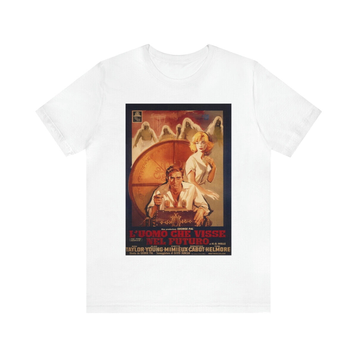 Tshirt S to 2XL - The Time Machine (1960) - SF - Italian version - Rare ...