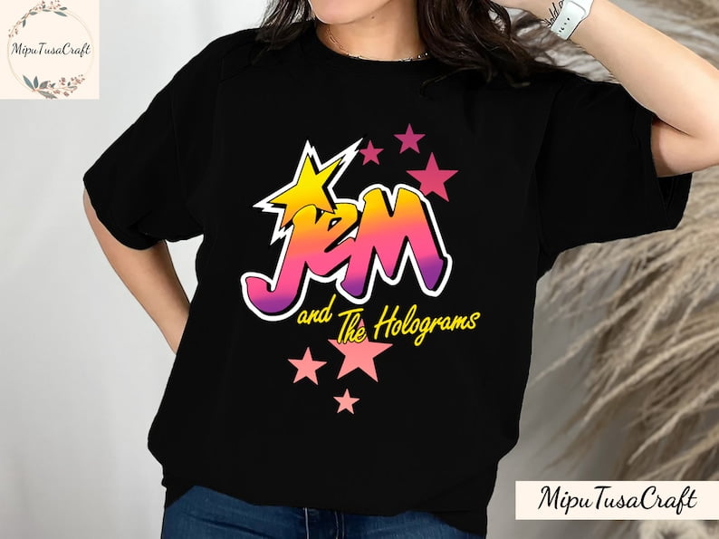 Tshirt perfect for everyday wear, sports, and more, Jem and The Holograms tshirt, Jem T-Shirt ...