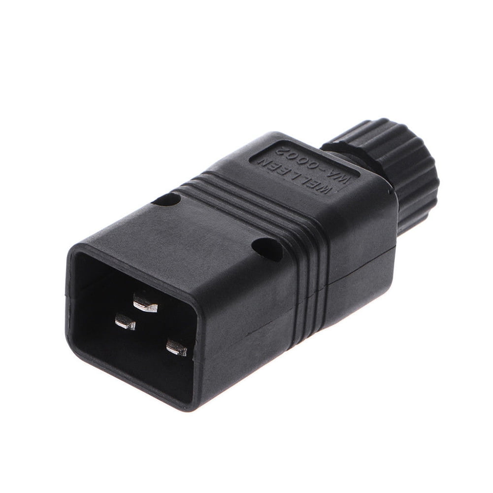 Tshsdpx Rewirable IEC 320-C20 Male Connector 16A AC 3 Pin Power Adapter ...