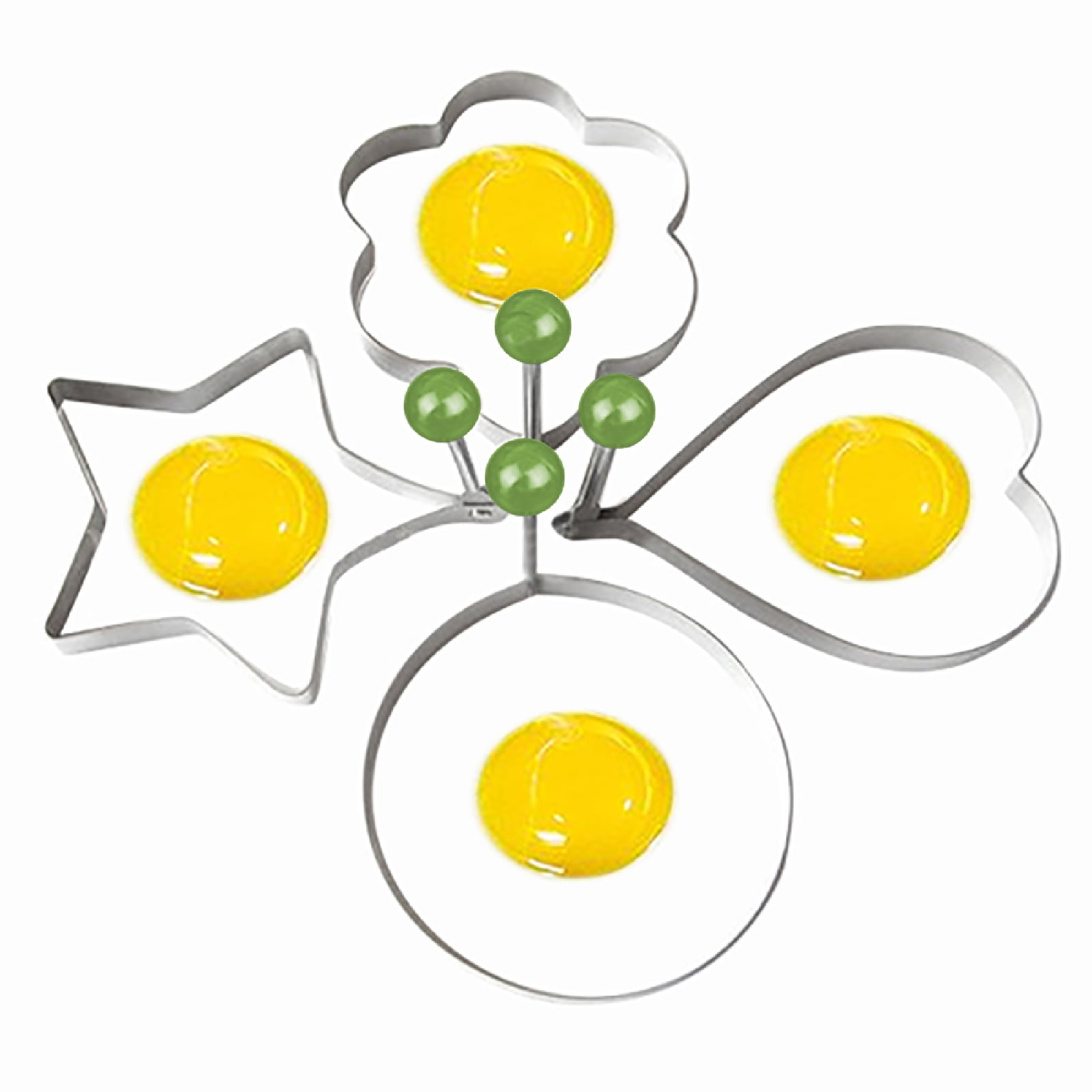 Tshsdpx Stainless Steel Fried Egg Shaper Ring Pancake Mould Mold ...