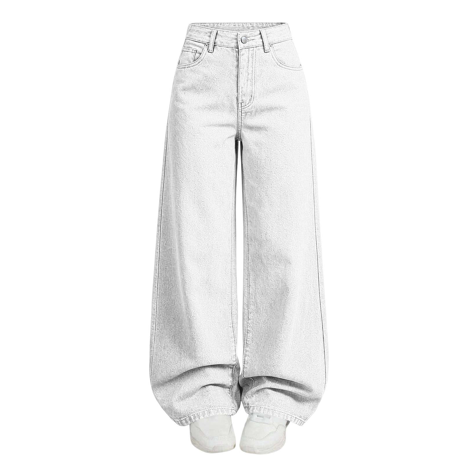 Tsivenald Children's Solid Color Adjustable Buckle Loose Wide-leg ...