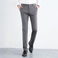 Tsivenald Work Pants for Men Slim Fit Stretch Wrinkle Resistant Button ...
