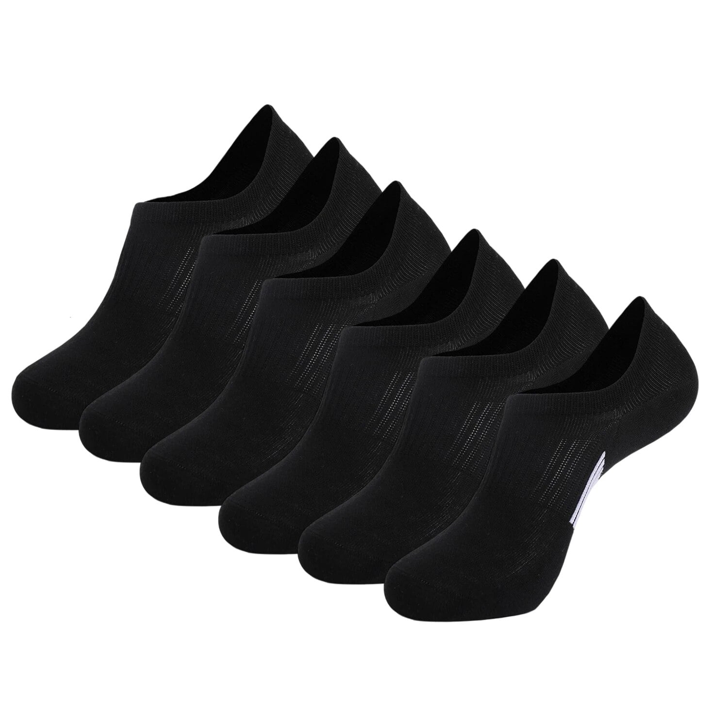 Tsoduce 6 Pairs No Show Mens Socks Cotton Thin Non Slip Low Cut Ankle ...