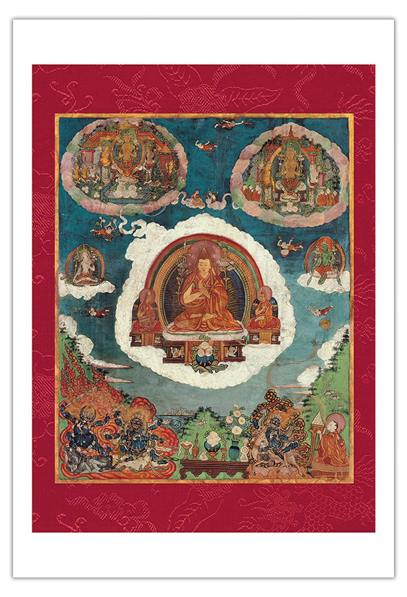 Tsongkhapa - The Man from Tsongkha (1357–1419) - Vintage Tibetan ...