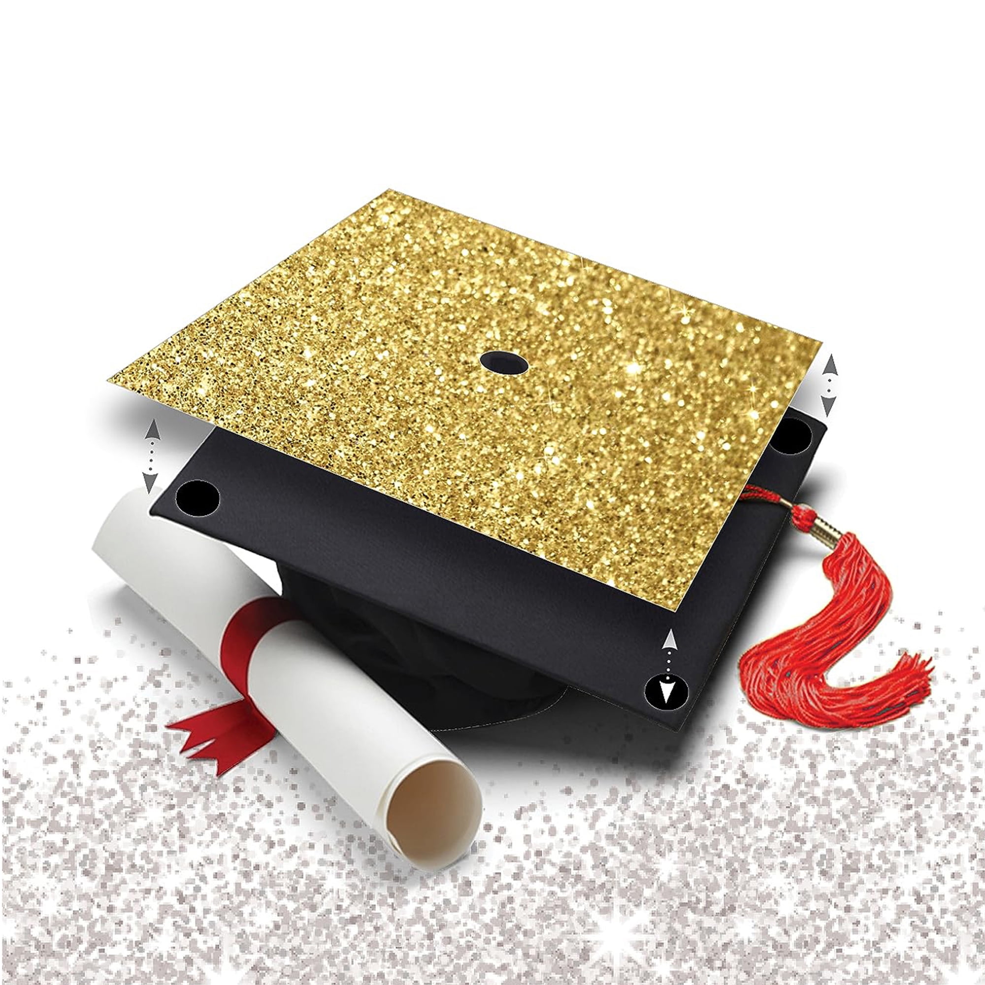 Tsseiatte 5/10/15/20 Pcs Graduation Cap Stickers Craft for Preschool ...