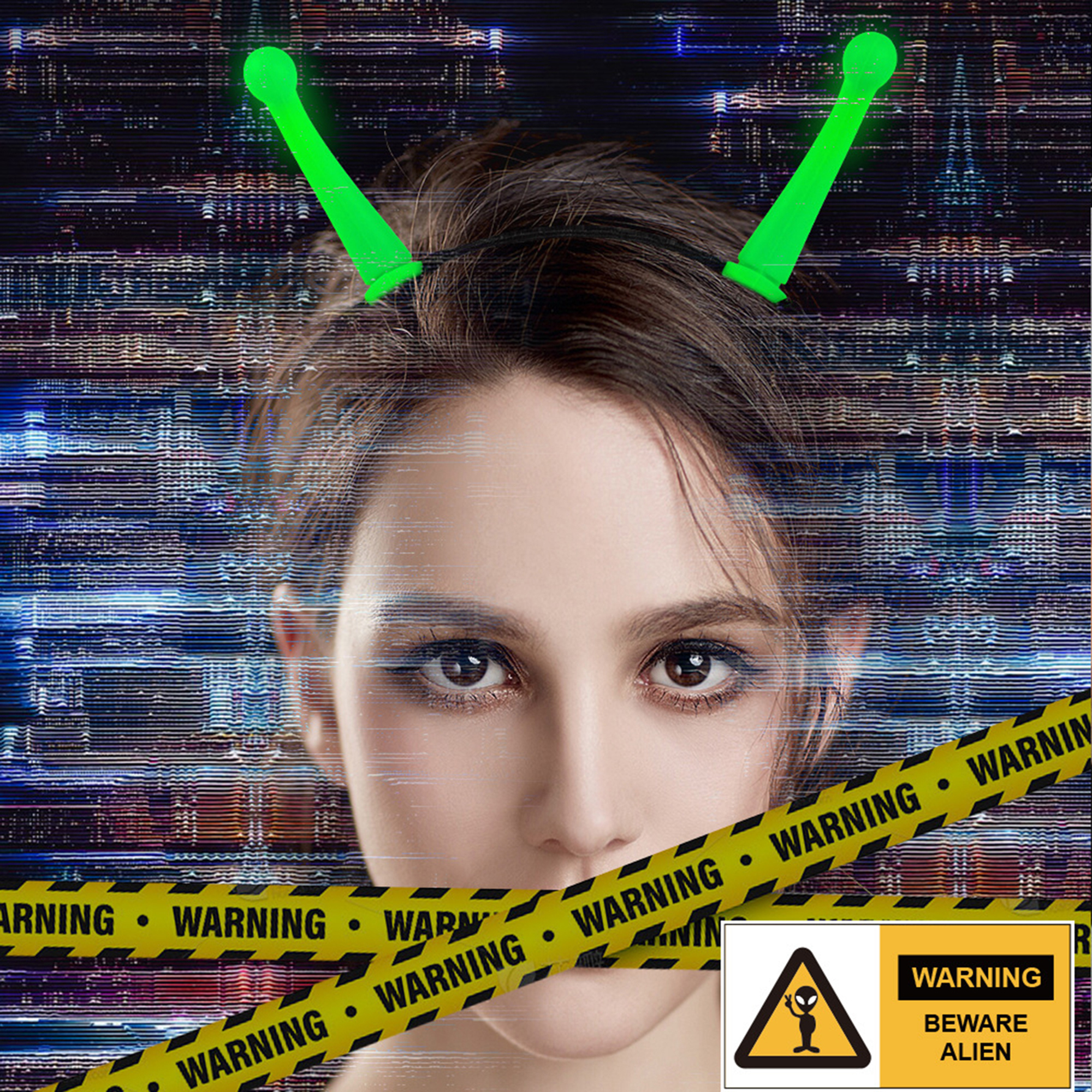 Tsseiatte Alien Light Up Headband - Cute Alien Antenna Headbands ...