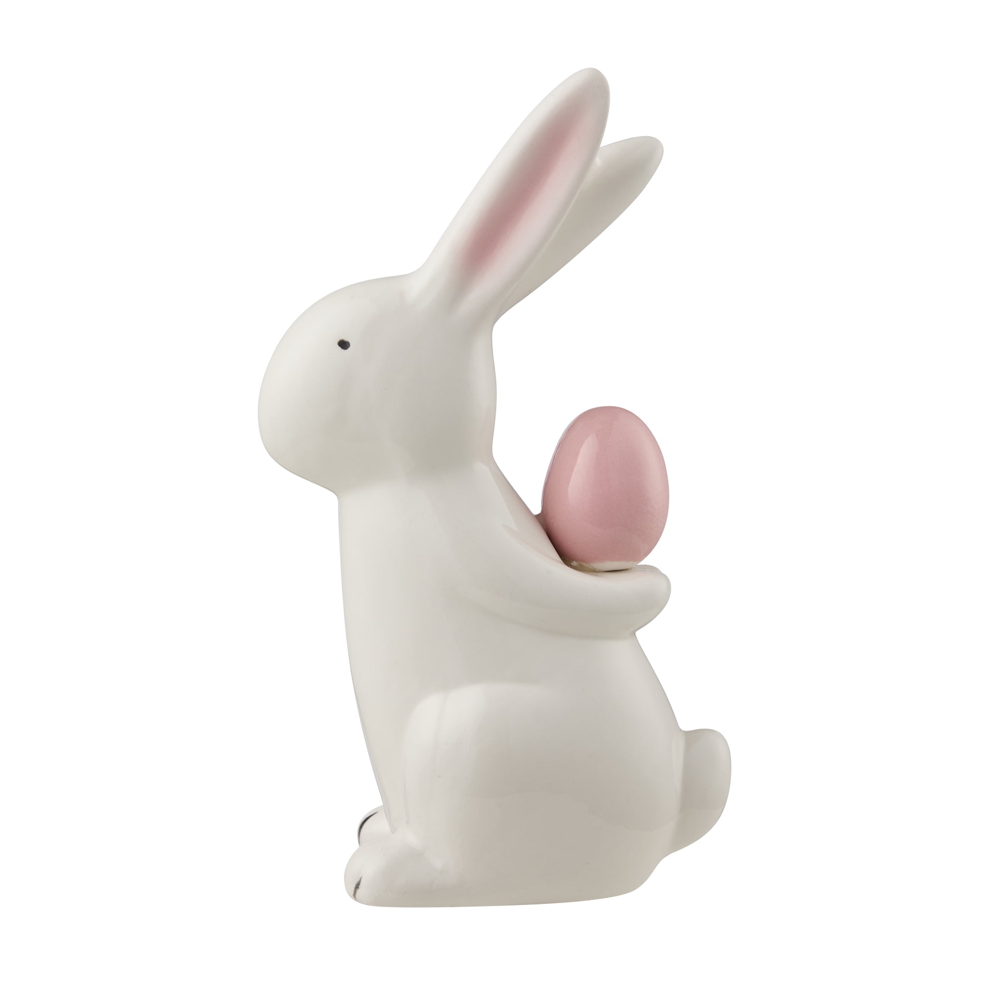 Tsseiatte Ceramic Bunny Statue Elegant Art Rabbit Figurines Decorative ...