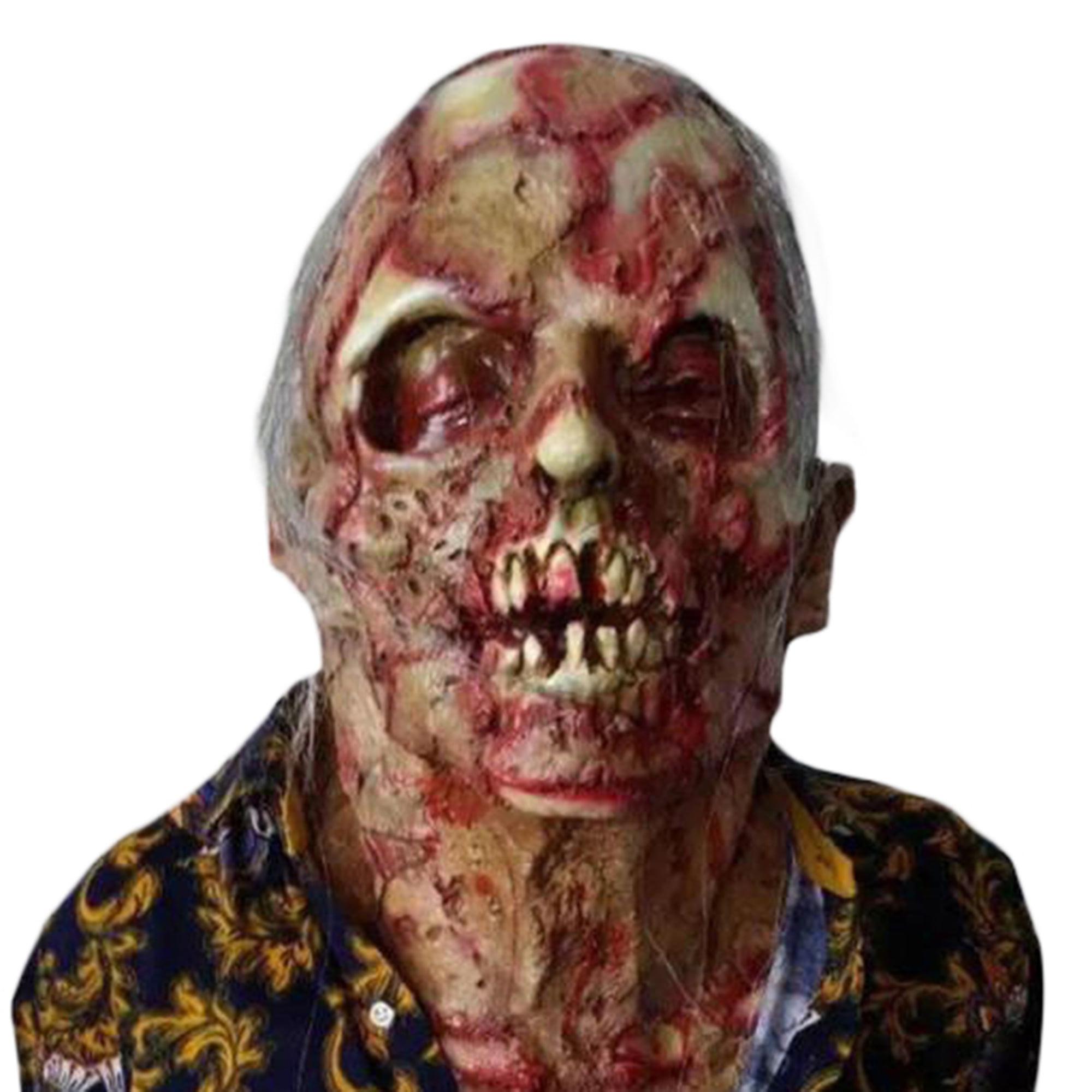 Tsseiatte Horror Mummy Zombie Facewear Terrifying Facewear Scary Face ...