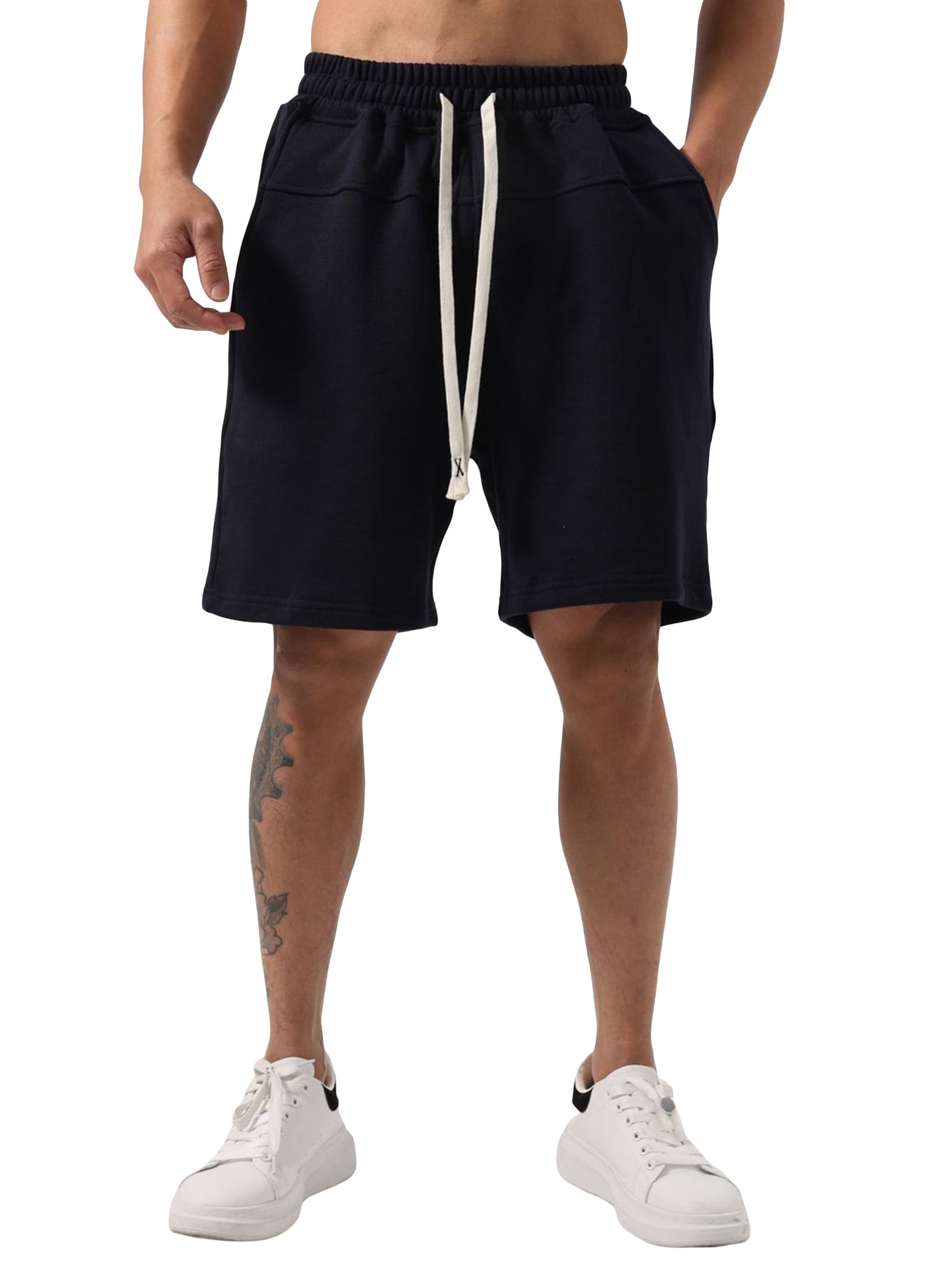Tsseiatte Men Sports Shorts Elastic Waist Summer Fitness Basketball