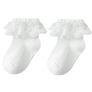 Jefferies Socks Little Dressy Girls' Princess Lace Trim Ruffle TuTu ...