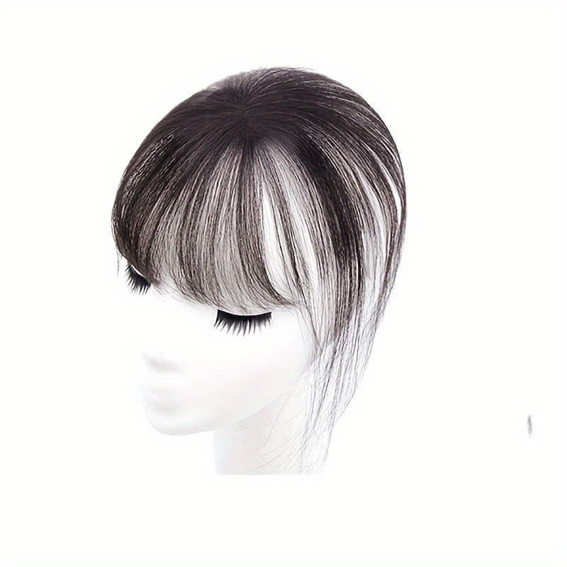 Tssuoun 3D Air Bangs Hair Topper Extension Invisible Seamless Thin Neat ...