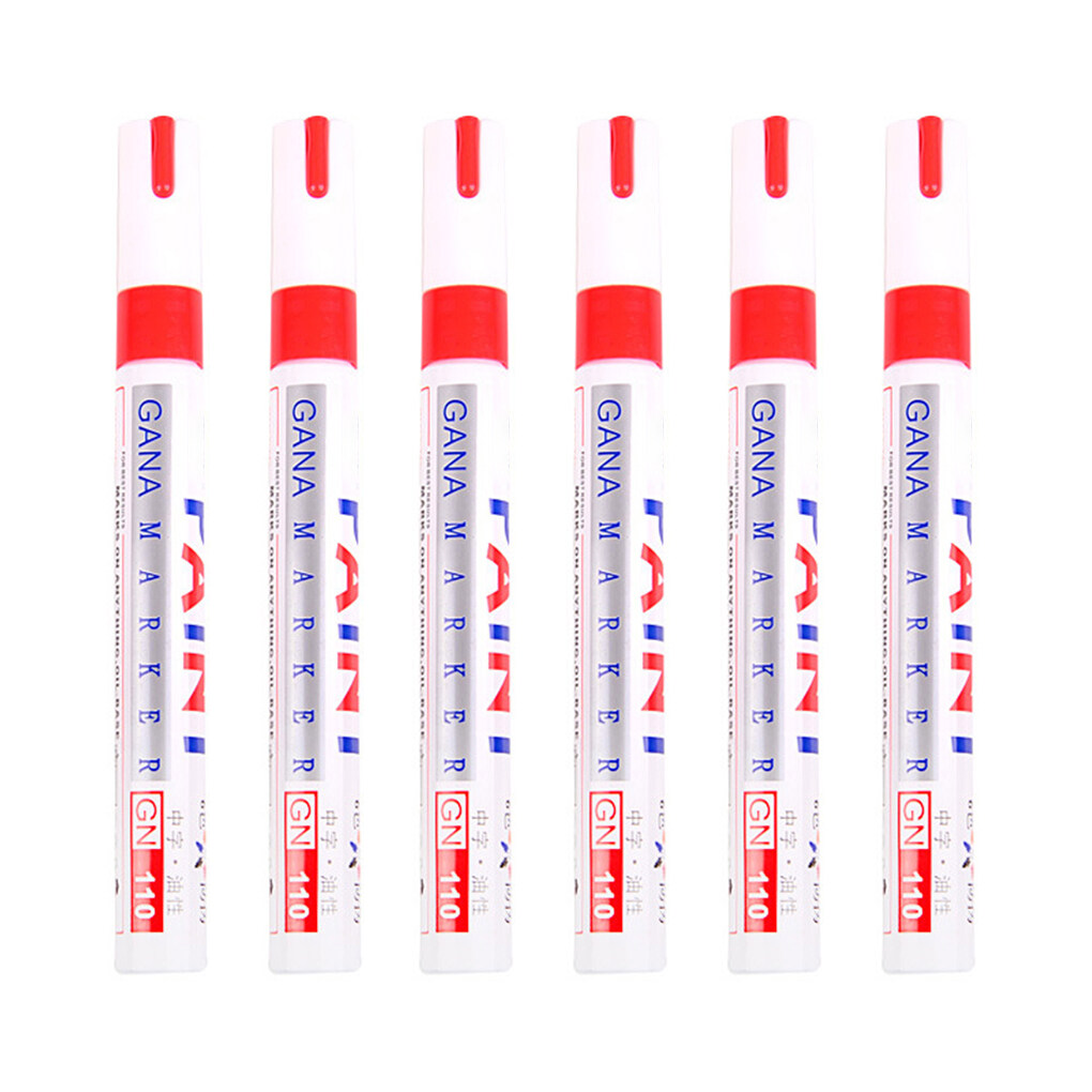 Tssuoun 6pcs 110 marking pen paint pen wholesale tire marking ...