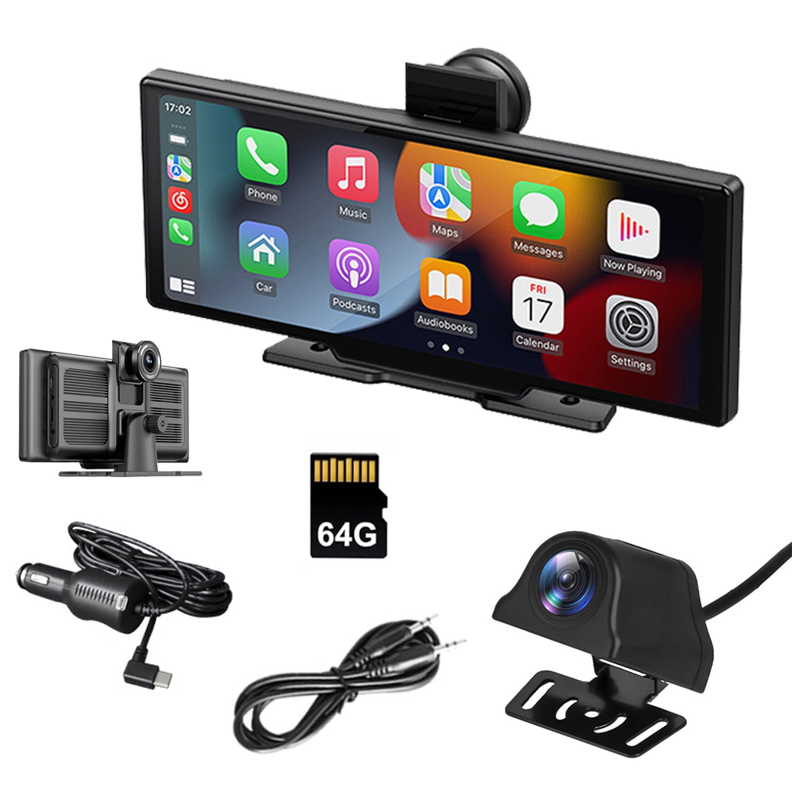 Tssuoun ABS 10.26 Inch 2.5D IPS Touch Screen Cars Player Car Audio DVR ...