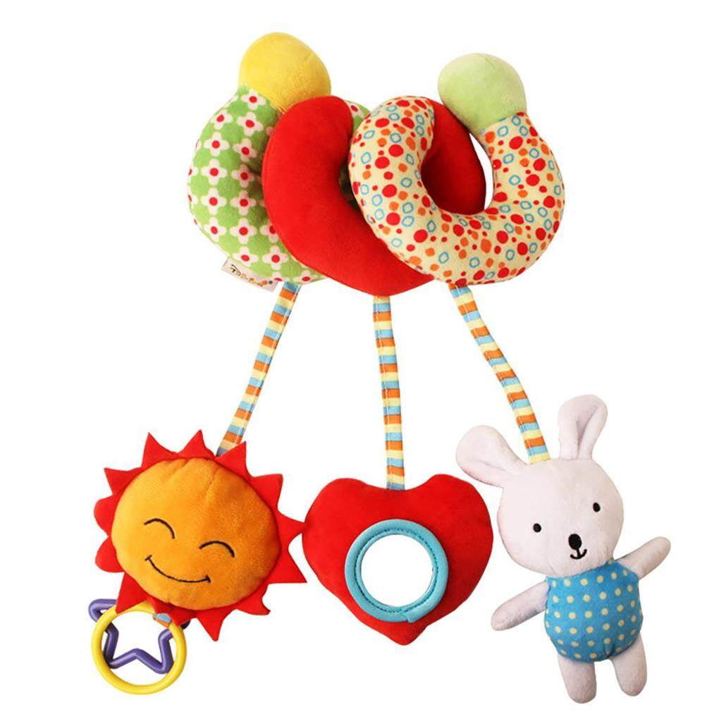 Tssuoun Baby Rattle Toy Baby Hanging Rattle Toy Spiral Wrap Around Crib ...