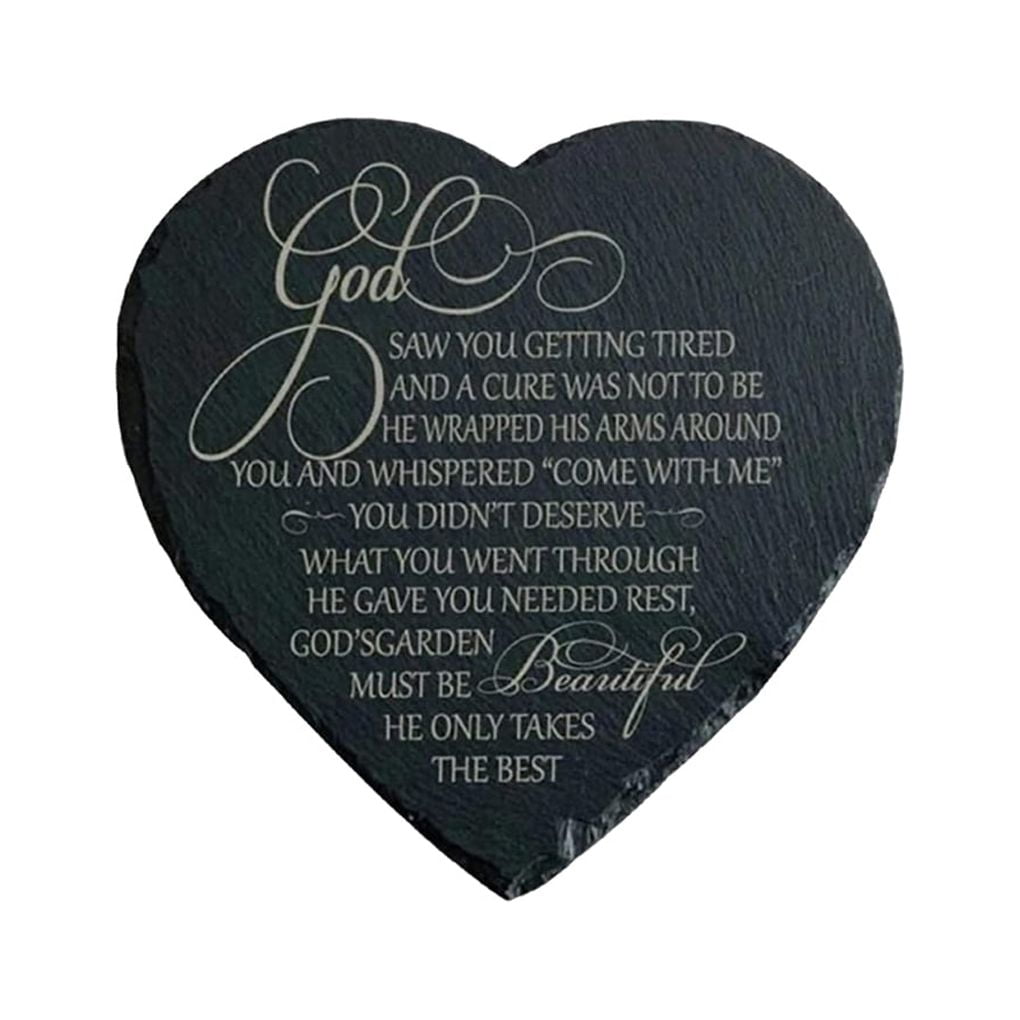 ADVEN Bereavement Memorial Stone Families Pets Memory Decorative Stones ...