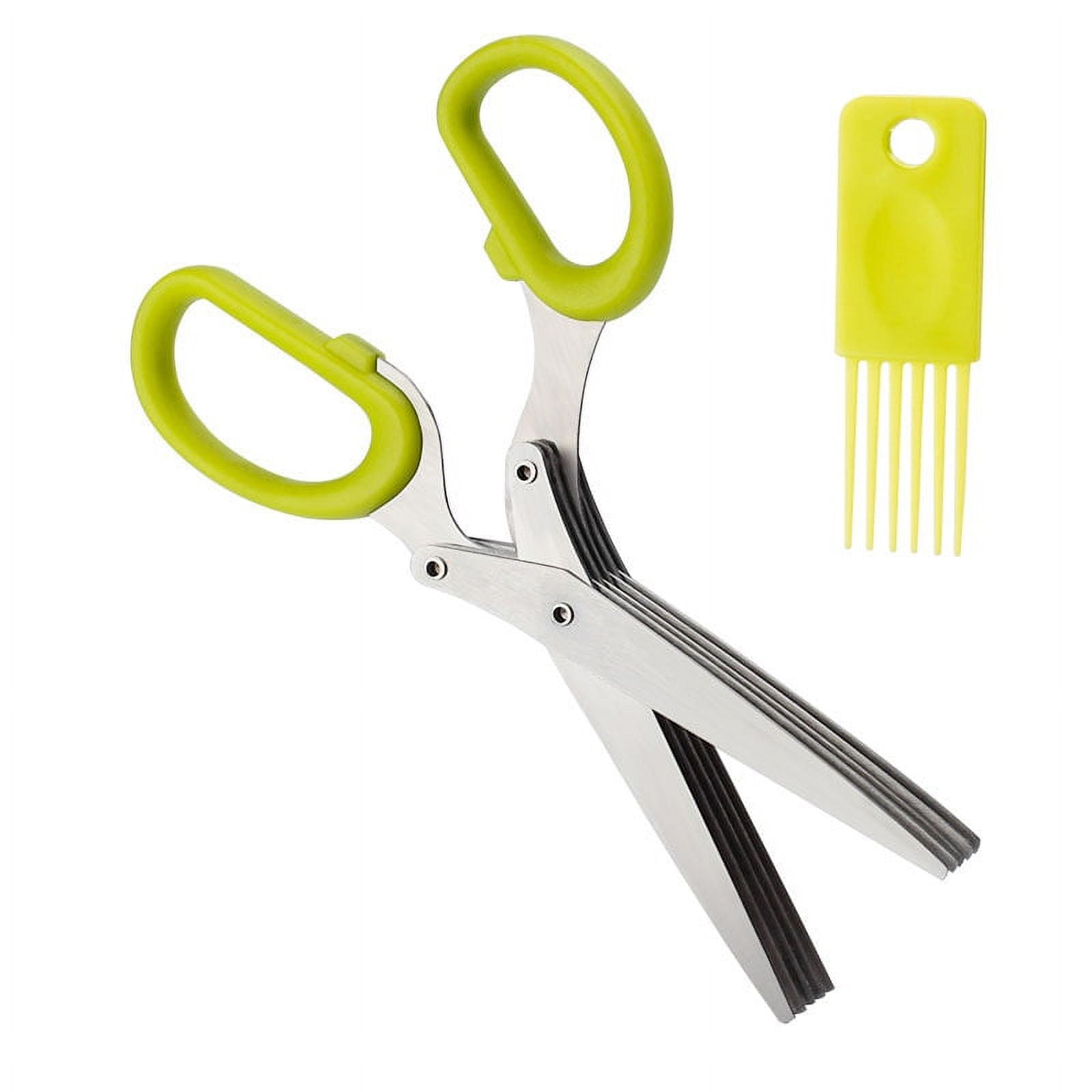 Tssuoun Five-Layer Onion Scissors Kitchen Multifunctional Stainless ...
