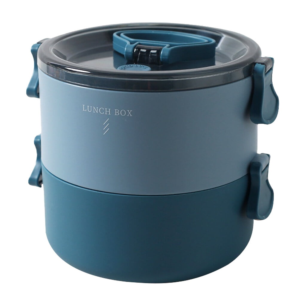 Tssuoun Lunch Box Containers Convenient Rounded Heat-resistant ...