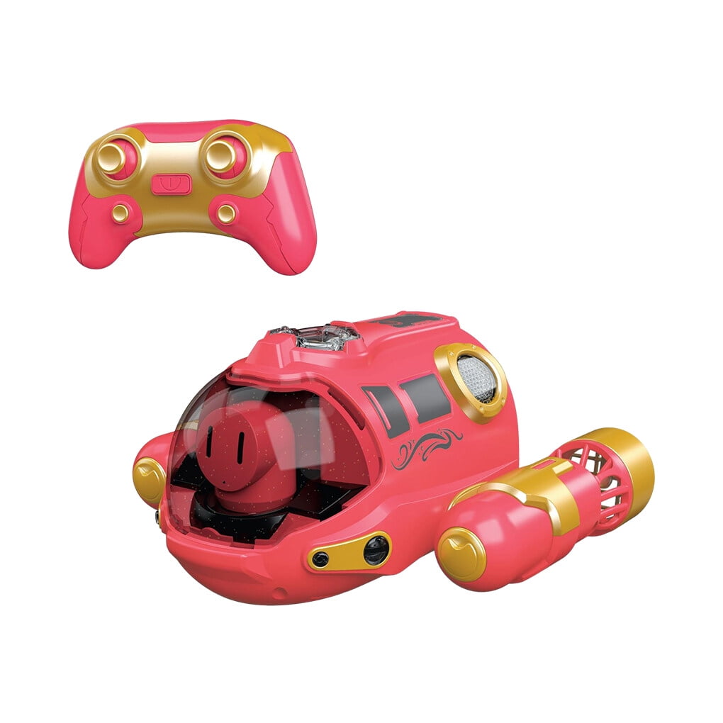 Tssuoun Mini Double Propeller RC Boat Spray Light Children Water Toys ...