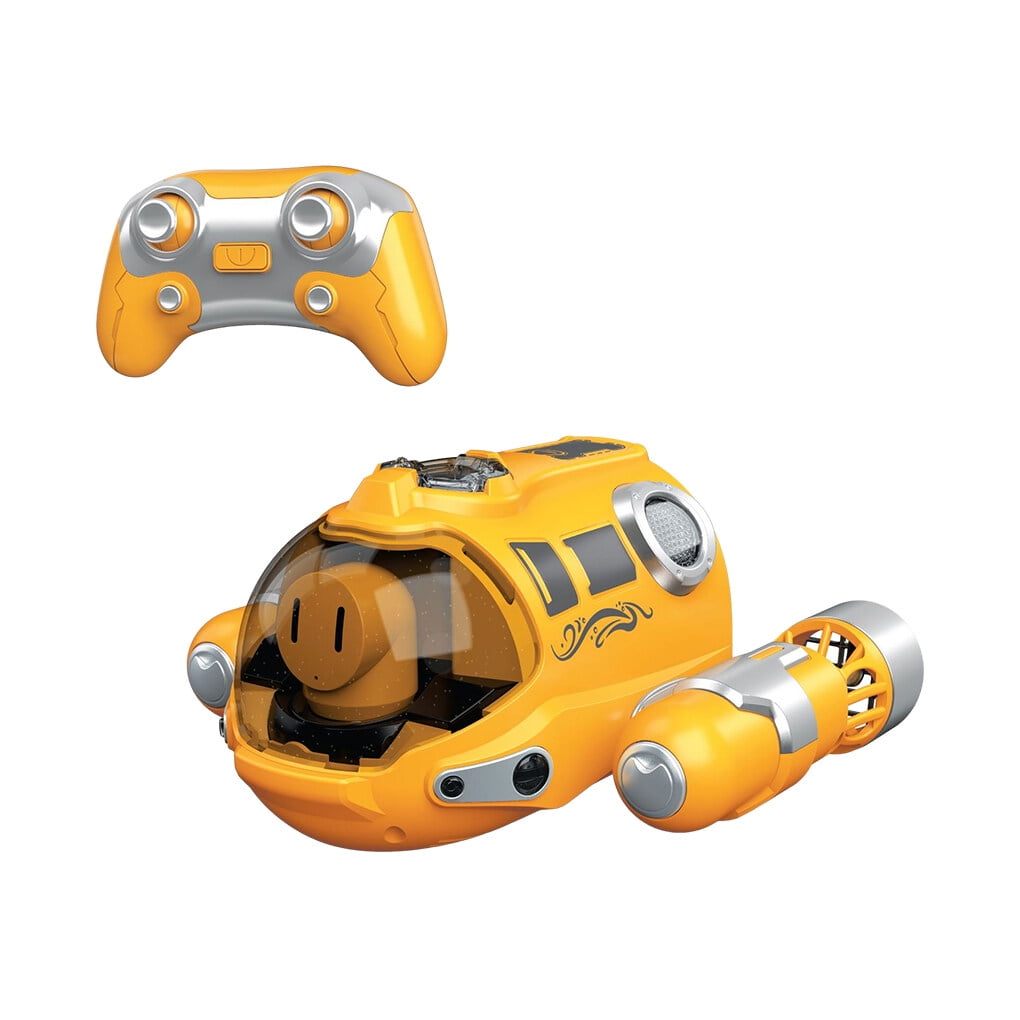 Tssuoun Mini Double Propeller RC Boat Spray Light Children Water Toys ...