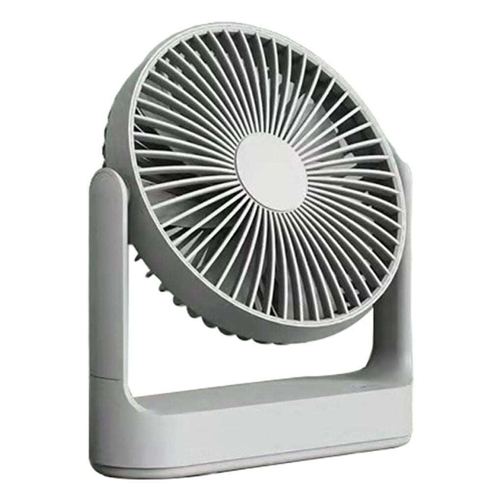 Tssuoun Table Fan Rechargeable Adjustable Ventilator Pocket-size Air ...