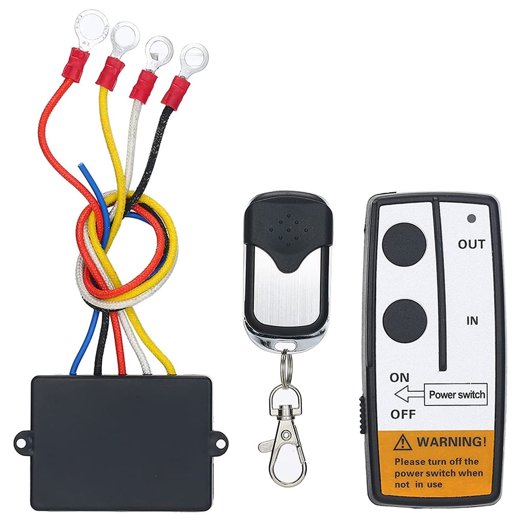 Tssuoun Universal Car Winch Remote Control Kit Replacement Winches in ...