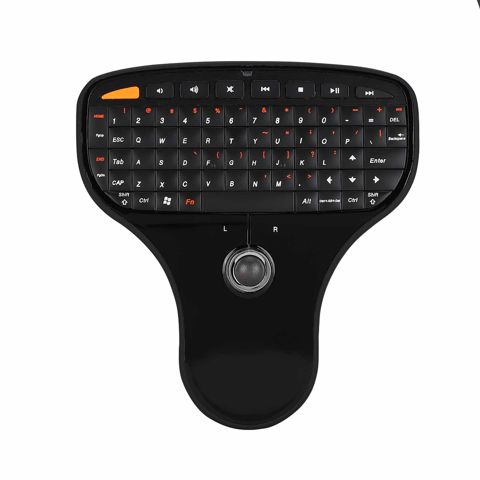 Tssuoun Wireless Trackball Keyboard Compact Wireless Controlling ...