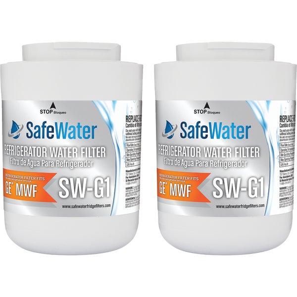 Tst Water 108206 CW-G1 Refrigerator Filter Fits GE MWF, 2-Pk ...