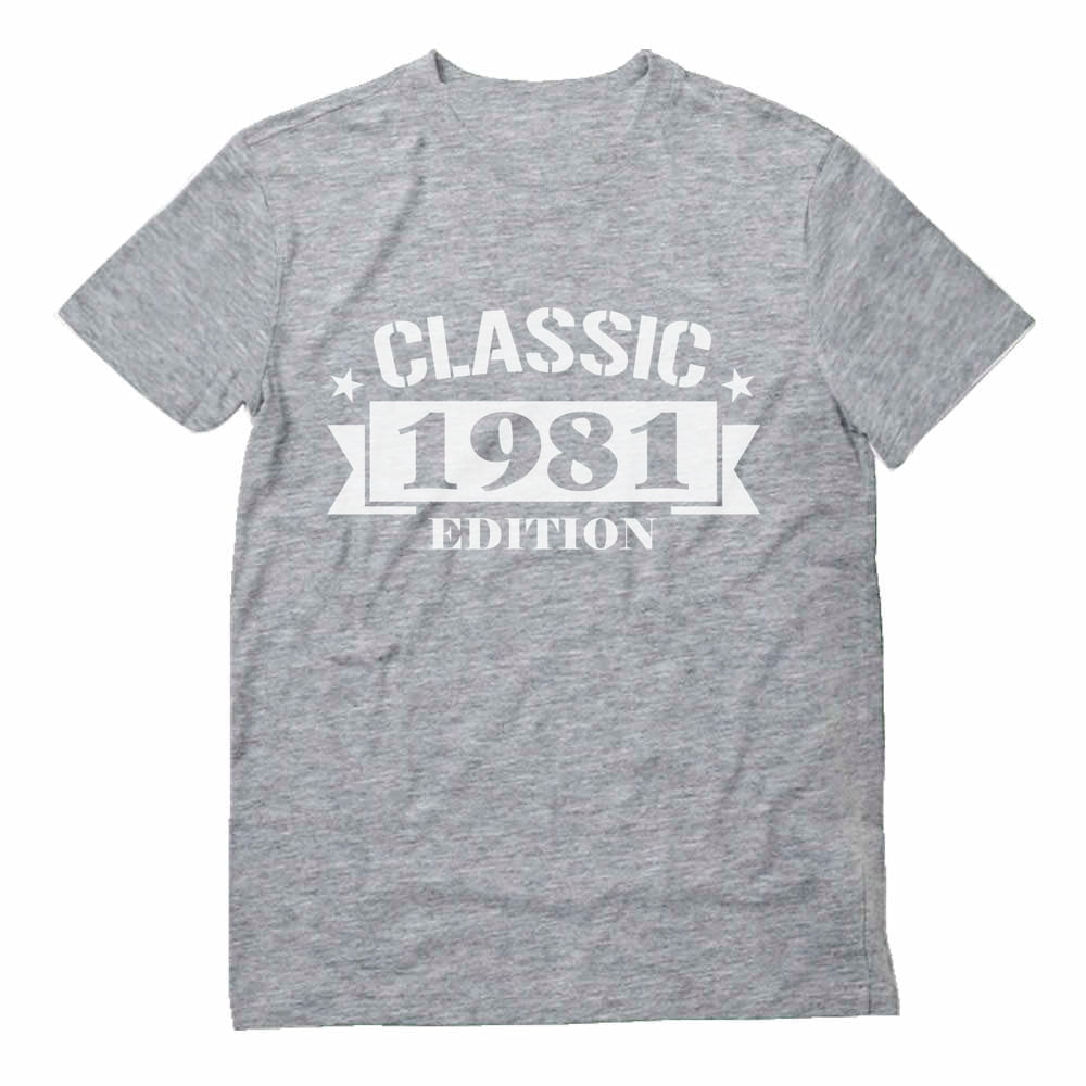 Tstars 40th Birthday Gift - 1981 Classic Edition Graphic Tee - Perfect ...