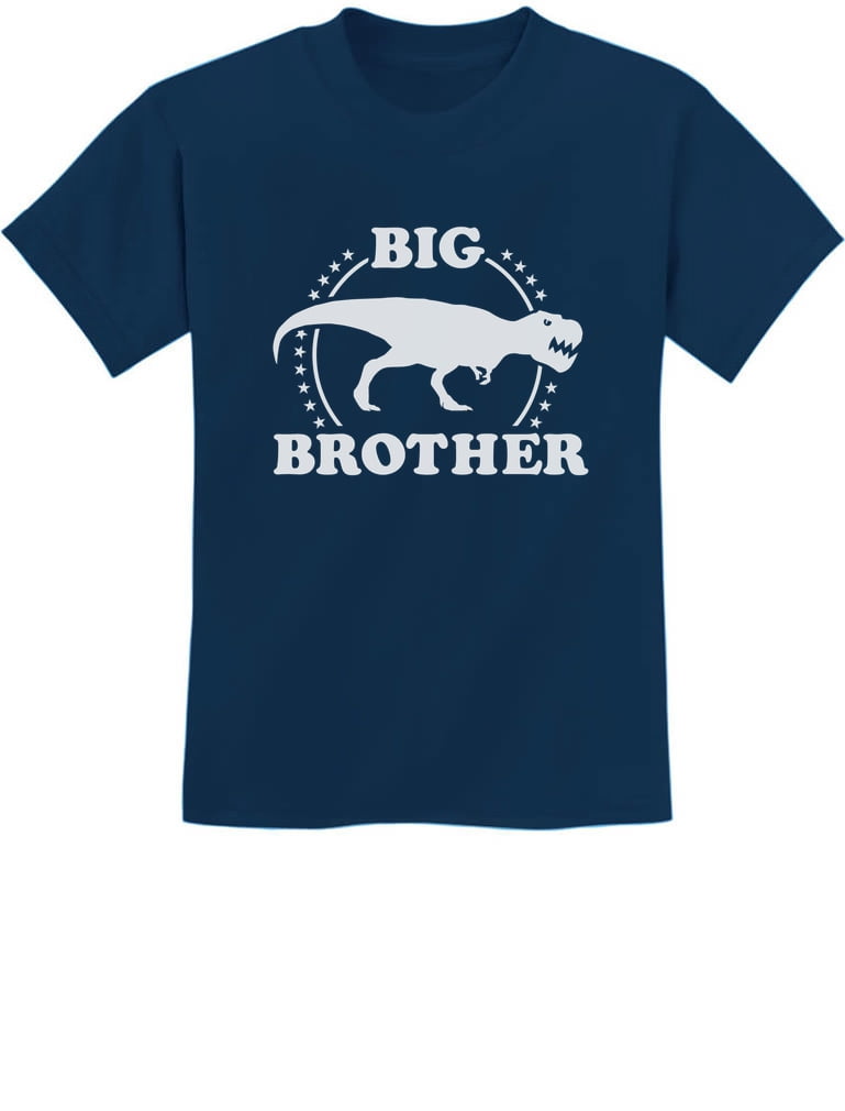 Tstars Boys T-Rex Big Brother T-shirt - Perfect Gift for Elder Sibling ...