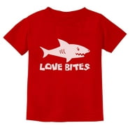 Tstars Boys Unisex Red Hearts Tie Valentine's Day Kids T Shirt ...
